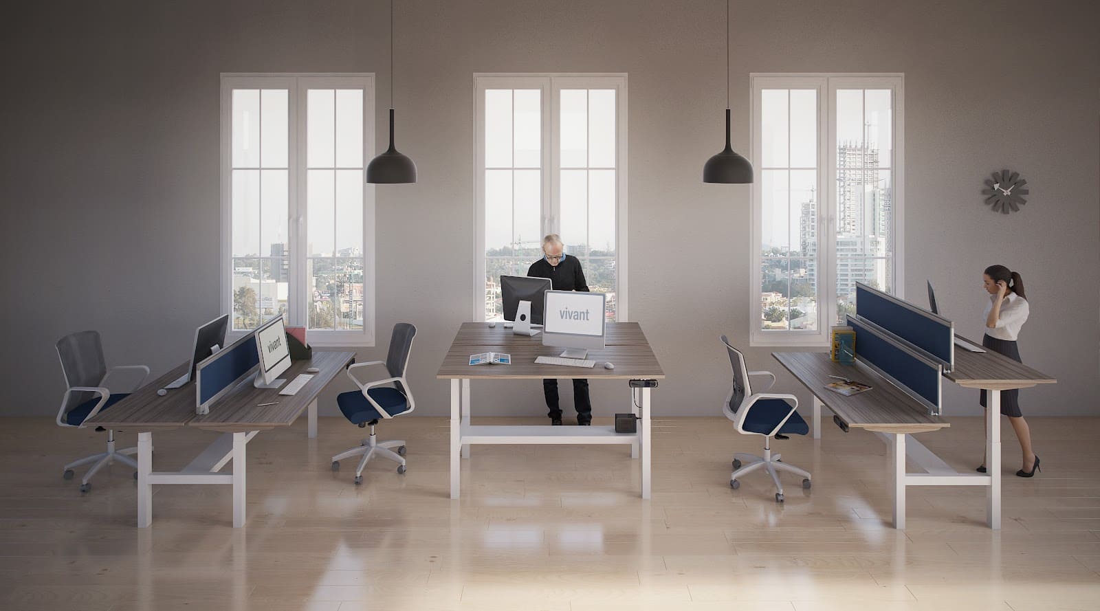 2. Opta por muebles ergonómicos